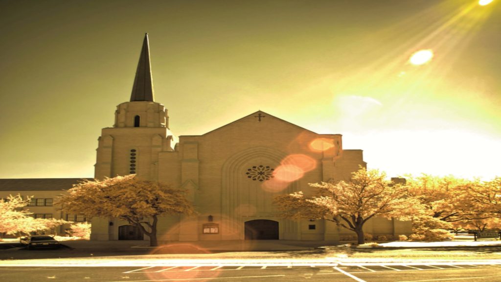 church Front View wide