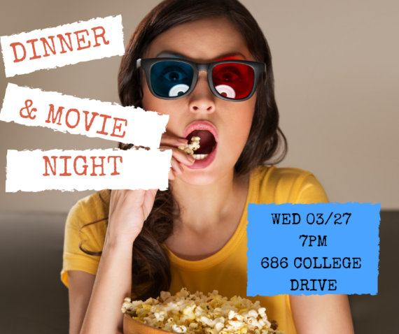 College Popcorn and Movie Night